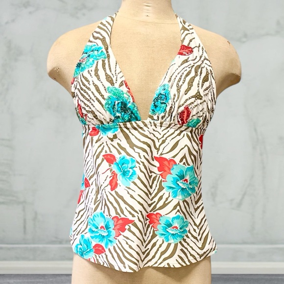 Vix | Swim | Y2k Hermanny By Vix Tankini Top Swimsuit Swim Halter M ...